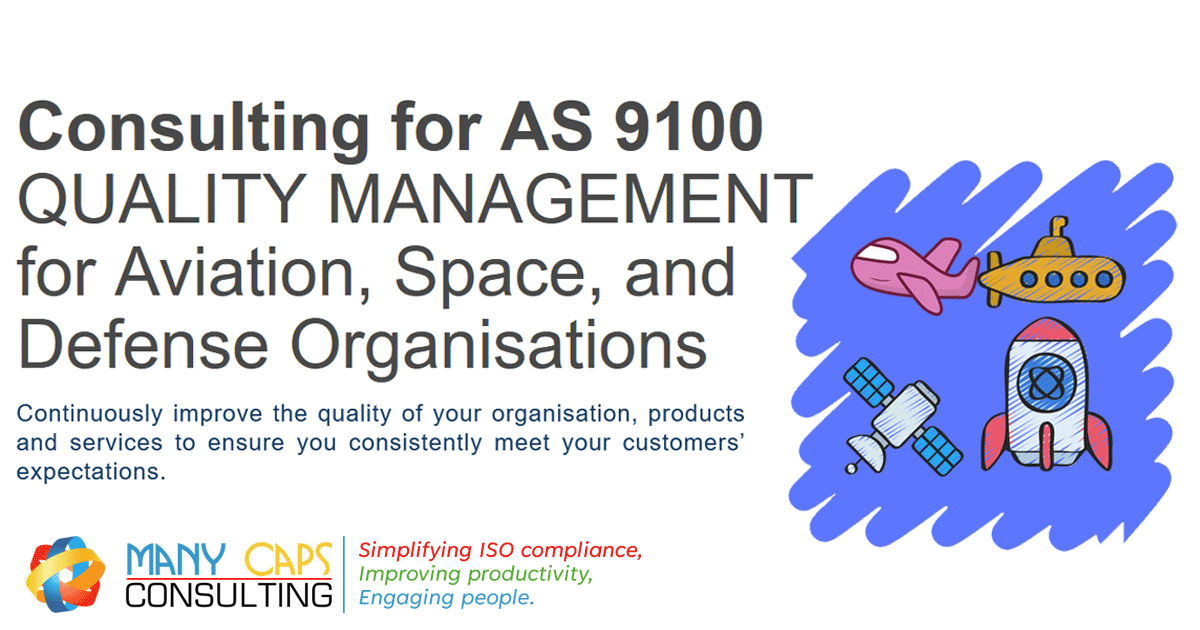 AS9100D QMS for Aviation, Space & Defence Organisations